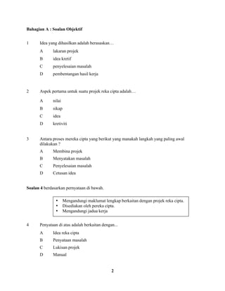 46538614 kertas-soalan-kh-tahun-6 | PDF