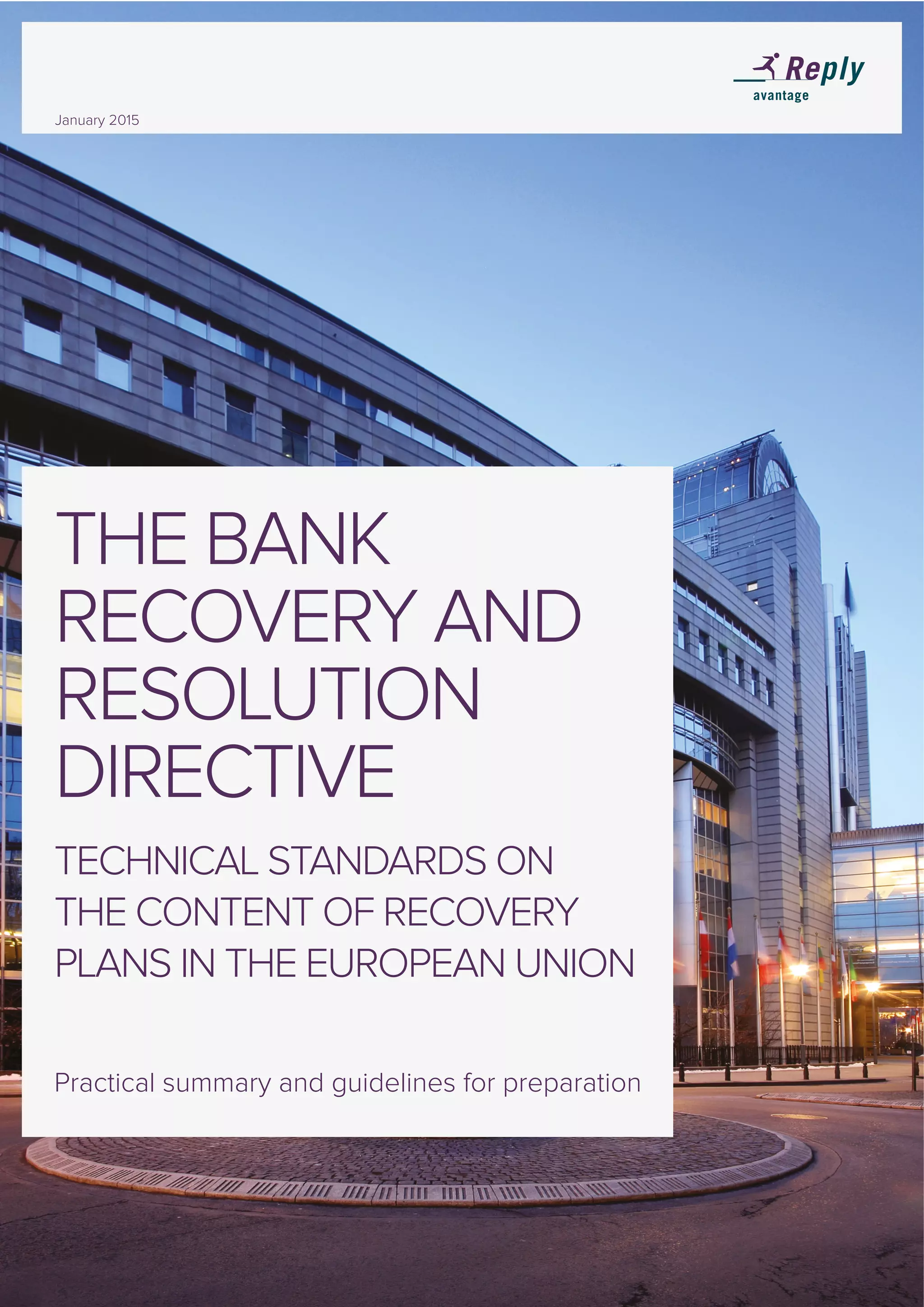 The-bank-recovery-and-resolution-directive-Jan15 | PDF