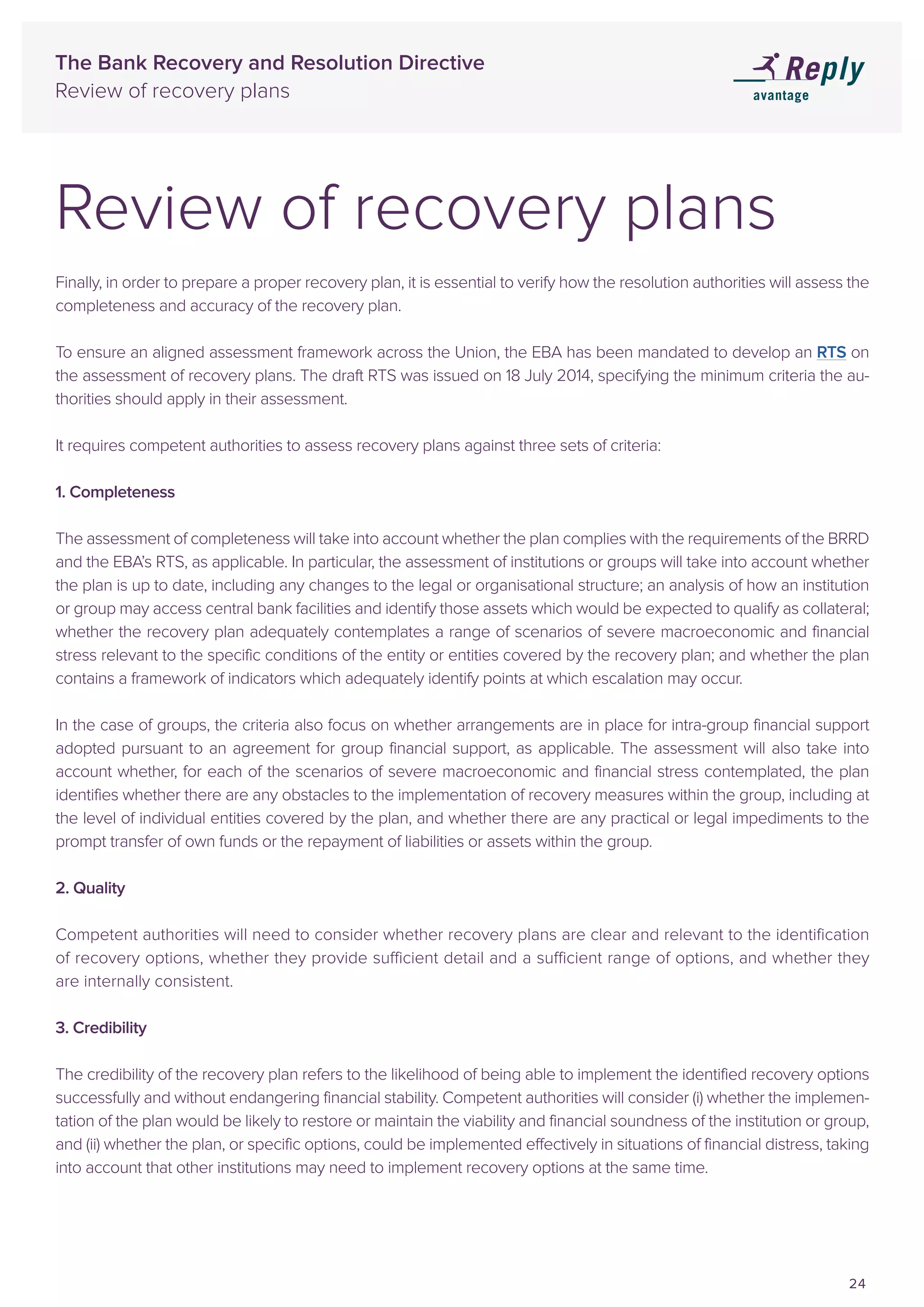 The-bank-recovery-and-resolution-directive-Jan15 | PDF