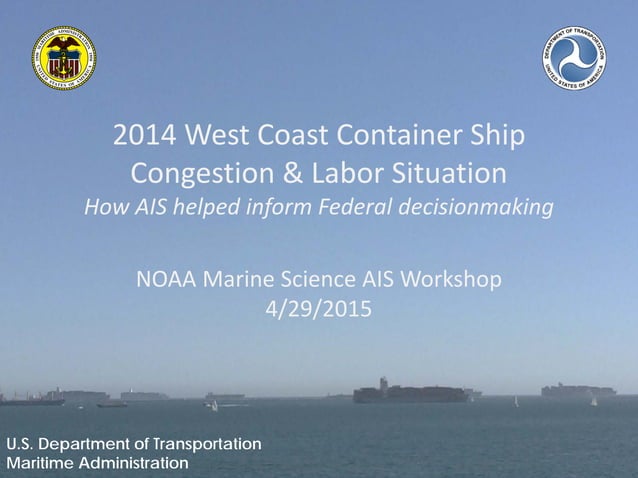 Marine_Science_AIS_MARAD_Presentation | PPT