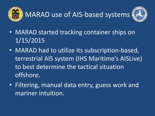 Marine_Science_AIS_MARAD_Presentation | PPT