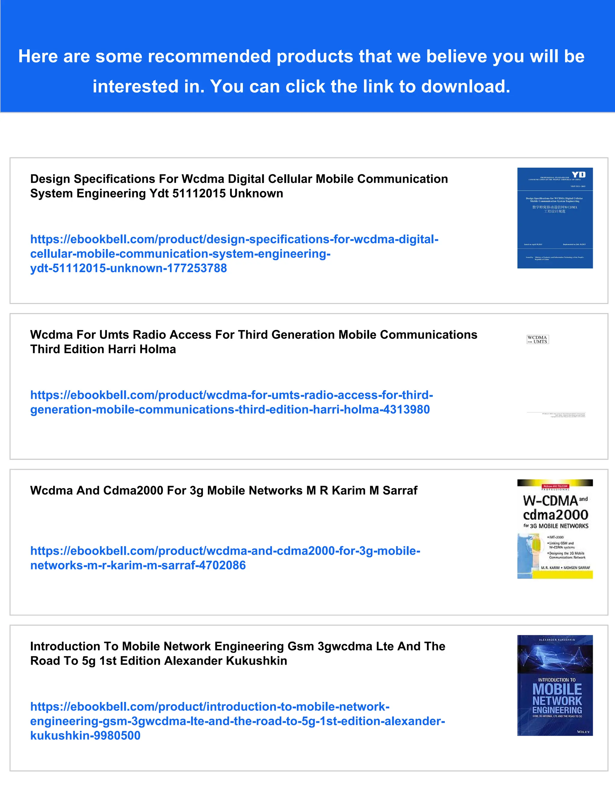 Wcdma Mobile Communications System Tachikawa K | PDF