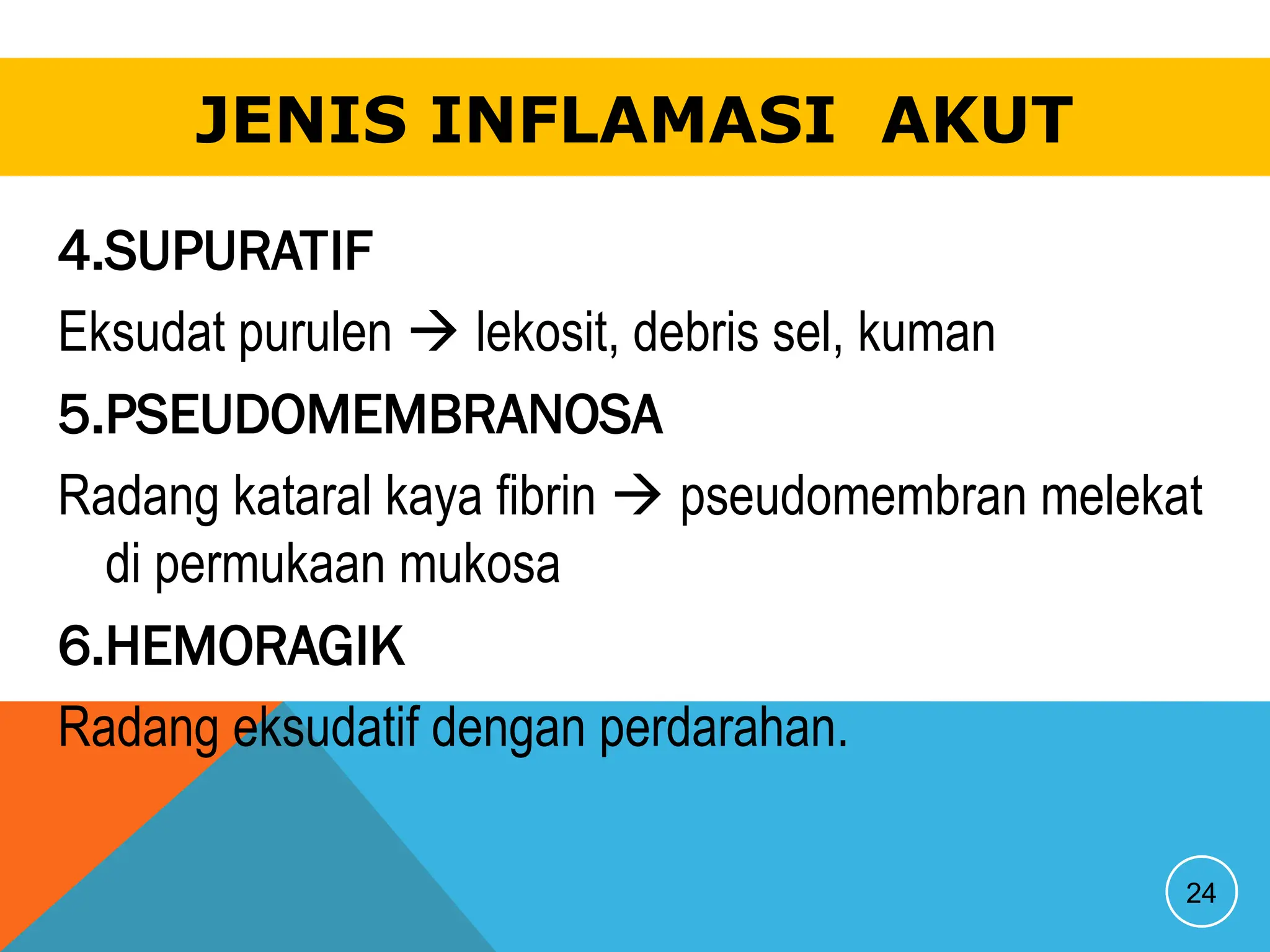 Konsep Inflamasi pada pasien, inflamasi adalah proses peradangan | PPT