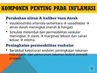 Konsep Inflamasi pada pasien, inflamasi adalah proses peradangan | PPT