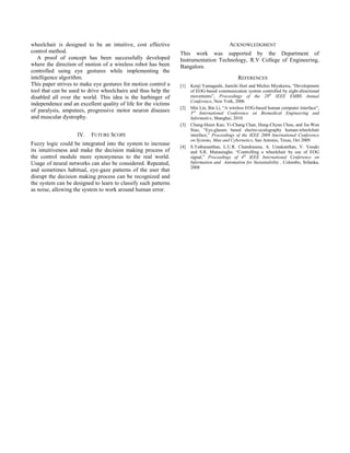 Eye-Gesture Controlled Intelligent Wheelchair using Electro-Oculography ...