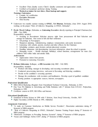 Deepa Resume HR | DOCX