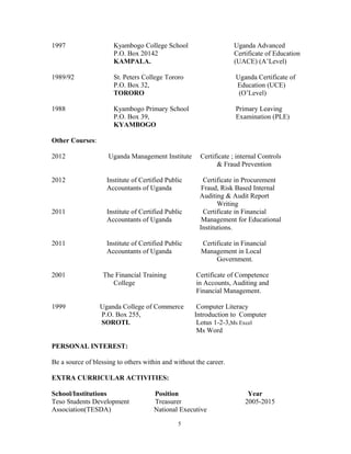 ADWENYU DAVID CURRICULUM VITAE CURRE | DOC