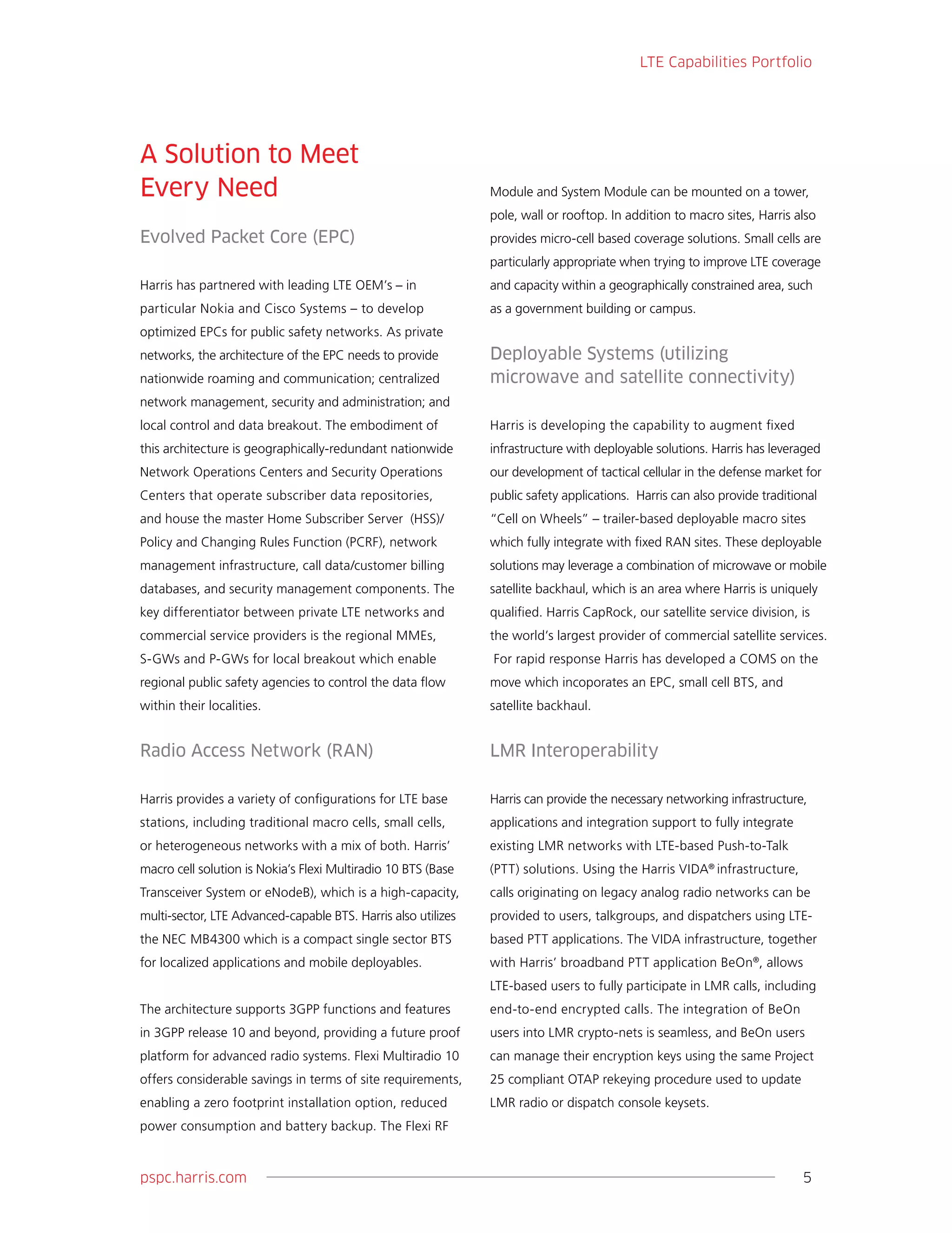 WP1402 - Harris LTE_Portfolio | PDF