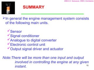 Engine-Management-System for SI engine made | PPT