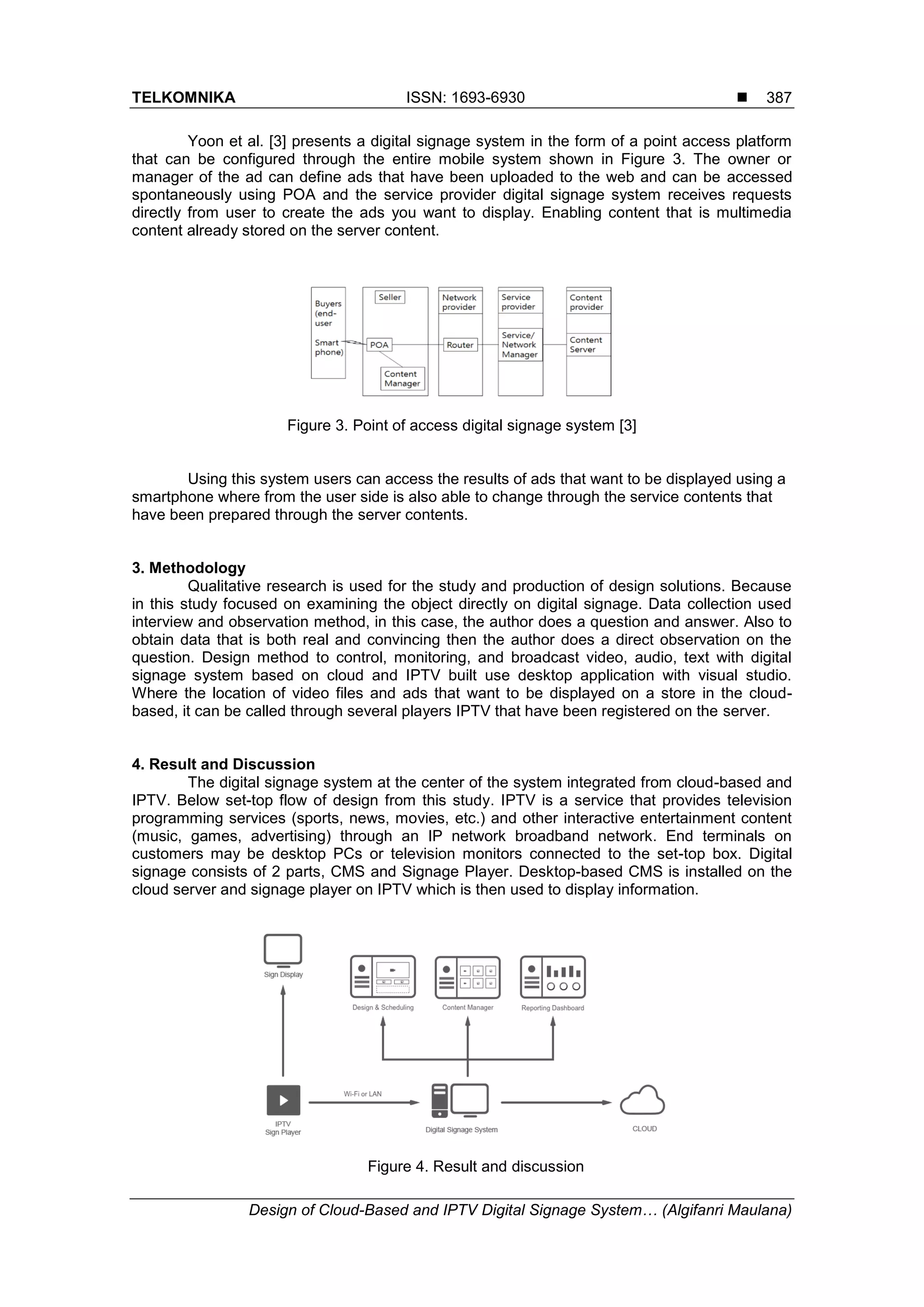 Design of Cloud-based and IPTV Digital Signage System | PDF