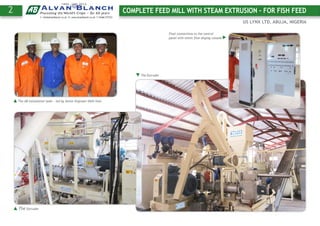 COMPLETE FEED MILL WITH STEAM EXTRUSION-US LYNX | PDF | Manufacturing ...