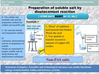 introducing of salt-preparation-chemistry grade 10thppt. | PPT