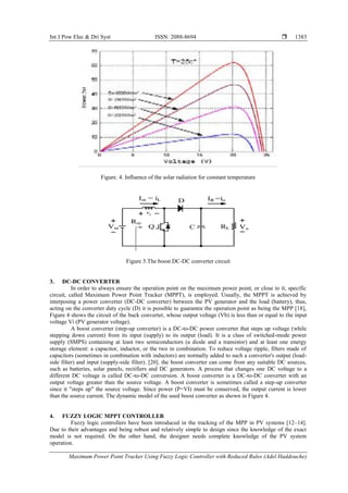 Maximum Power Point Tracker Using Fuzzy Logic Controller with Reduced Rules | PDF | Internet of ...
