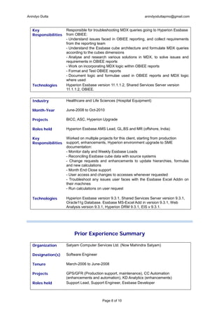 AnindyoDutta - Manager, MBA, BTech, Oracle Certified - Hyperion Resume ...