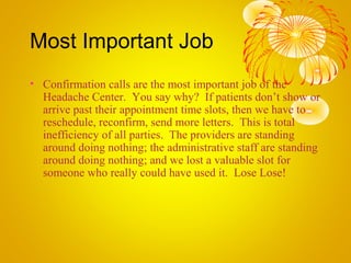 CONFIRMATION CALL PROCEDURE | PPT