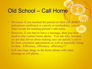 CONFIRMATION CALL PROCEDURE | PPT