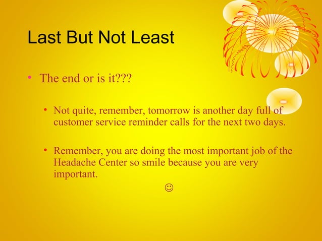 CONFIRMATION CALL PROCEDURE | PPT