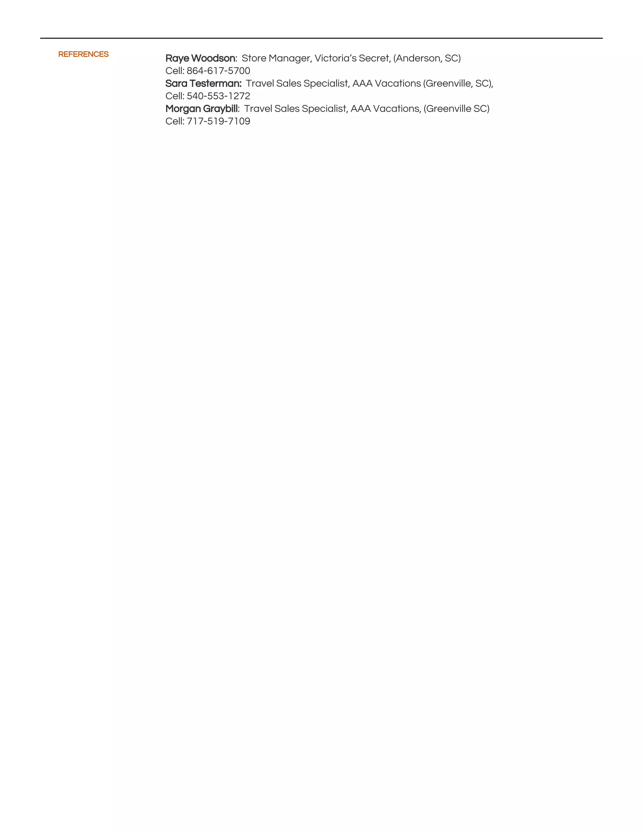 HollysWordresume-3 | PDF