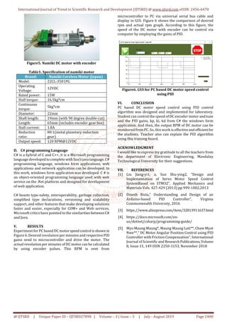 PC Based DC Motor Speed Control using PID for Laboratory | PDF