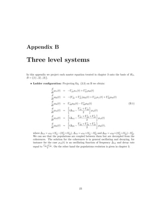 Three level atom OTE systems | PDF