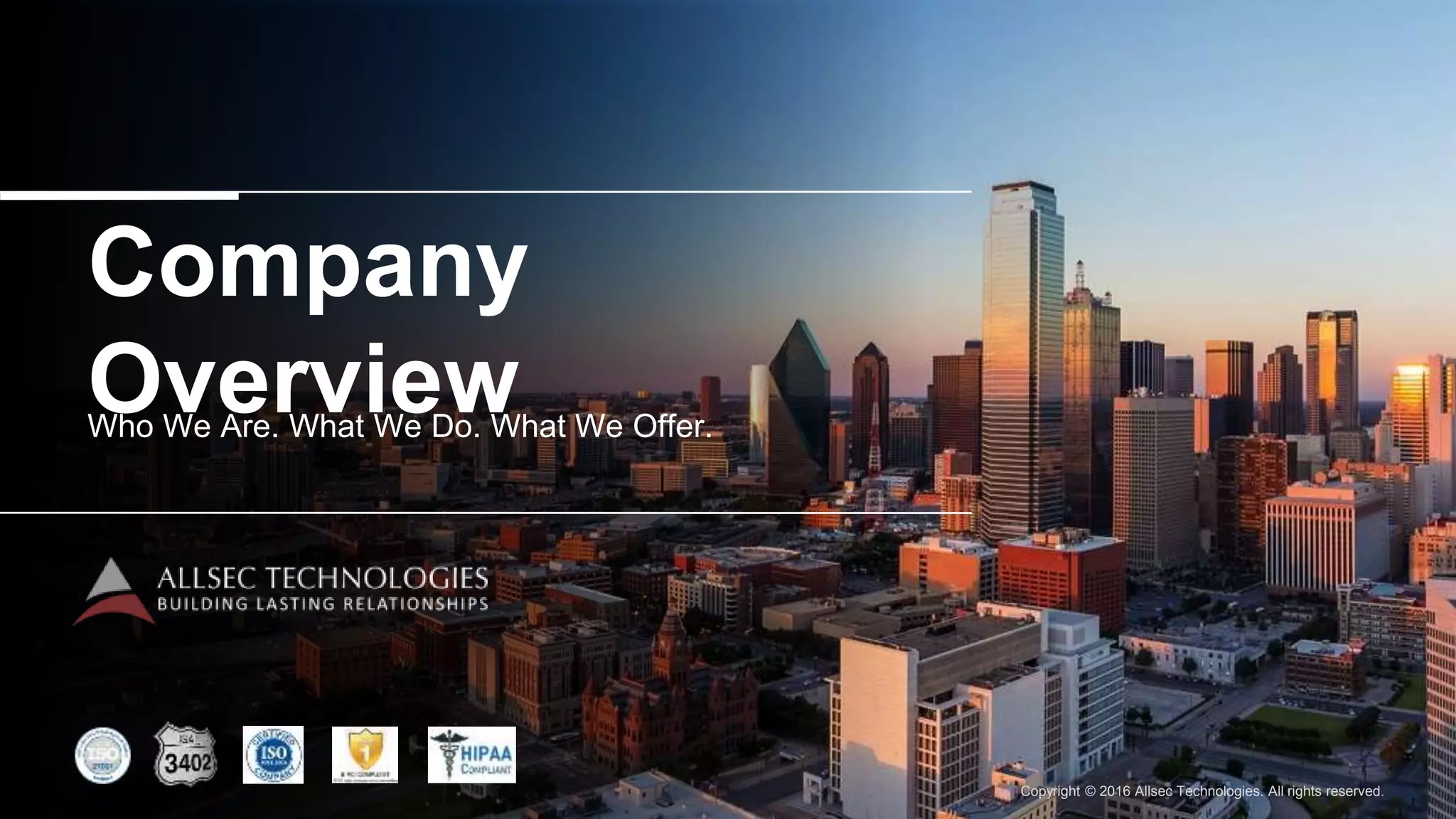 Allsec_Overview_v1 | PPTX
