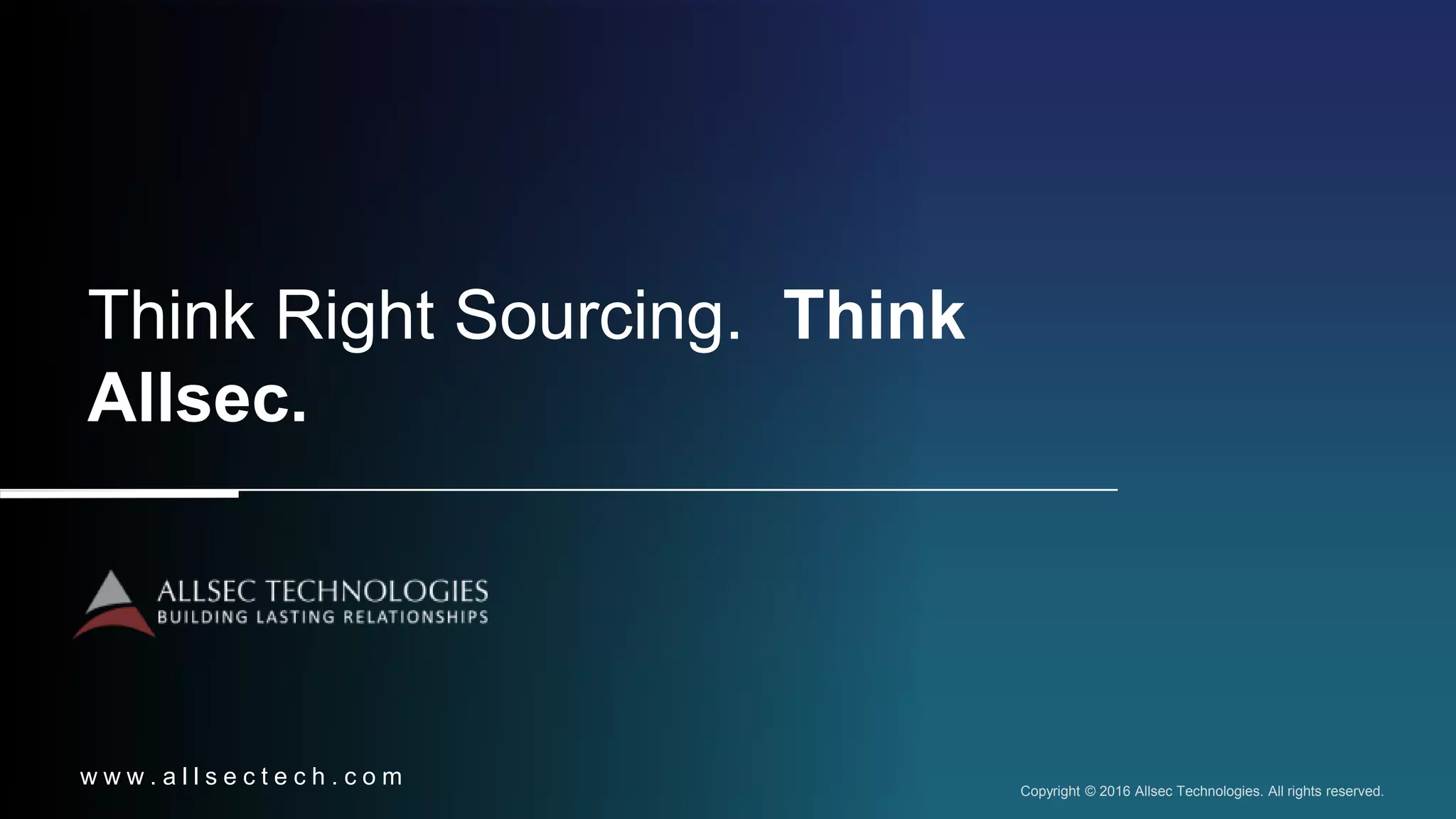 Allsec_Overview_v1 | PPTX