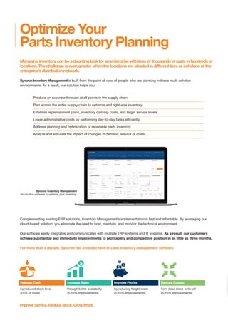 Syncron Overview Brochure | PDF