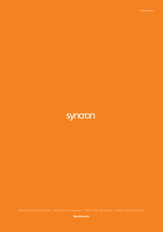 Syncron Overview Brochure | PDF
