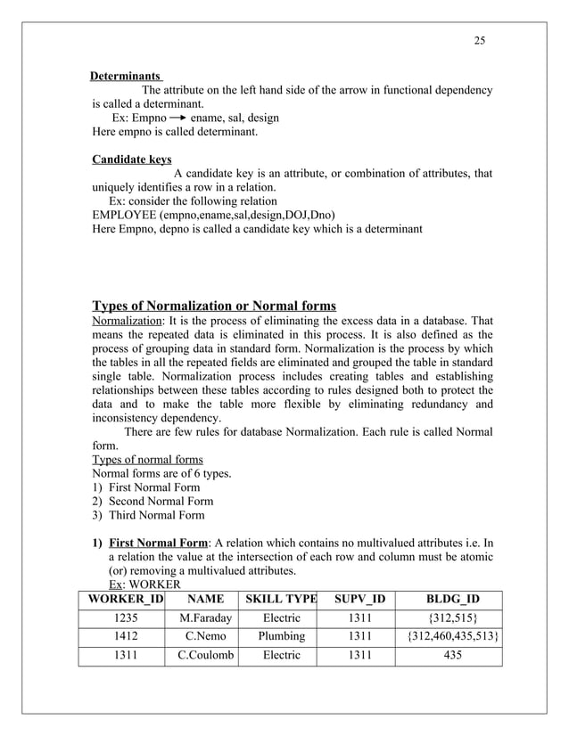 rdbms-notes | DOC | Databases | Computer Software and Applications