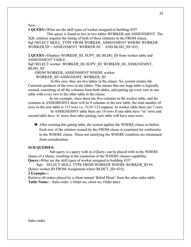 Rdbms Notes Doc Databases Computer Software And Applications