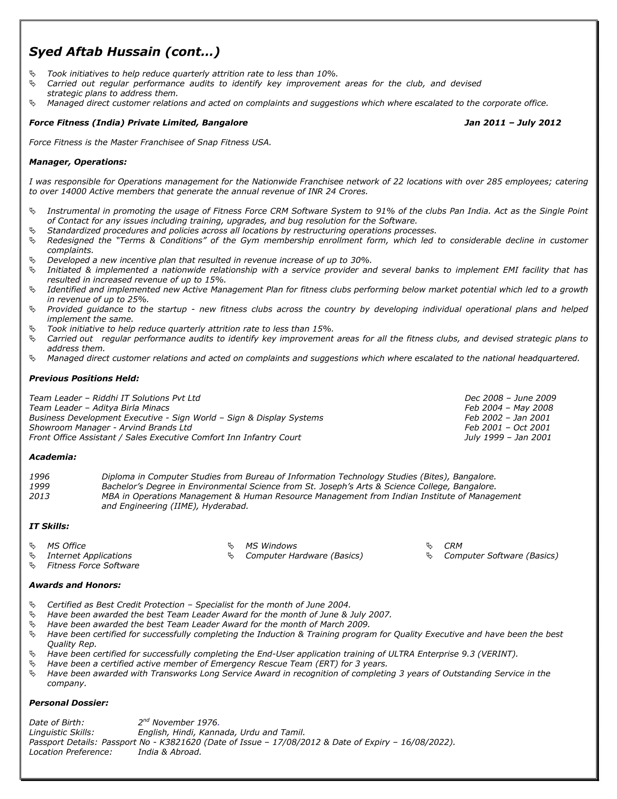 Syed's - Resume... | PDF