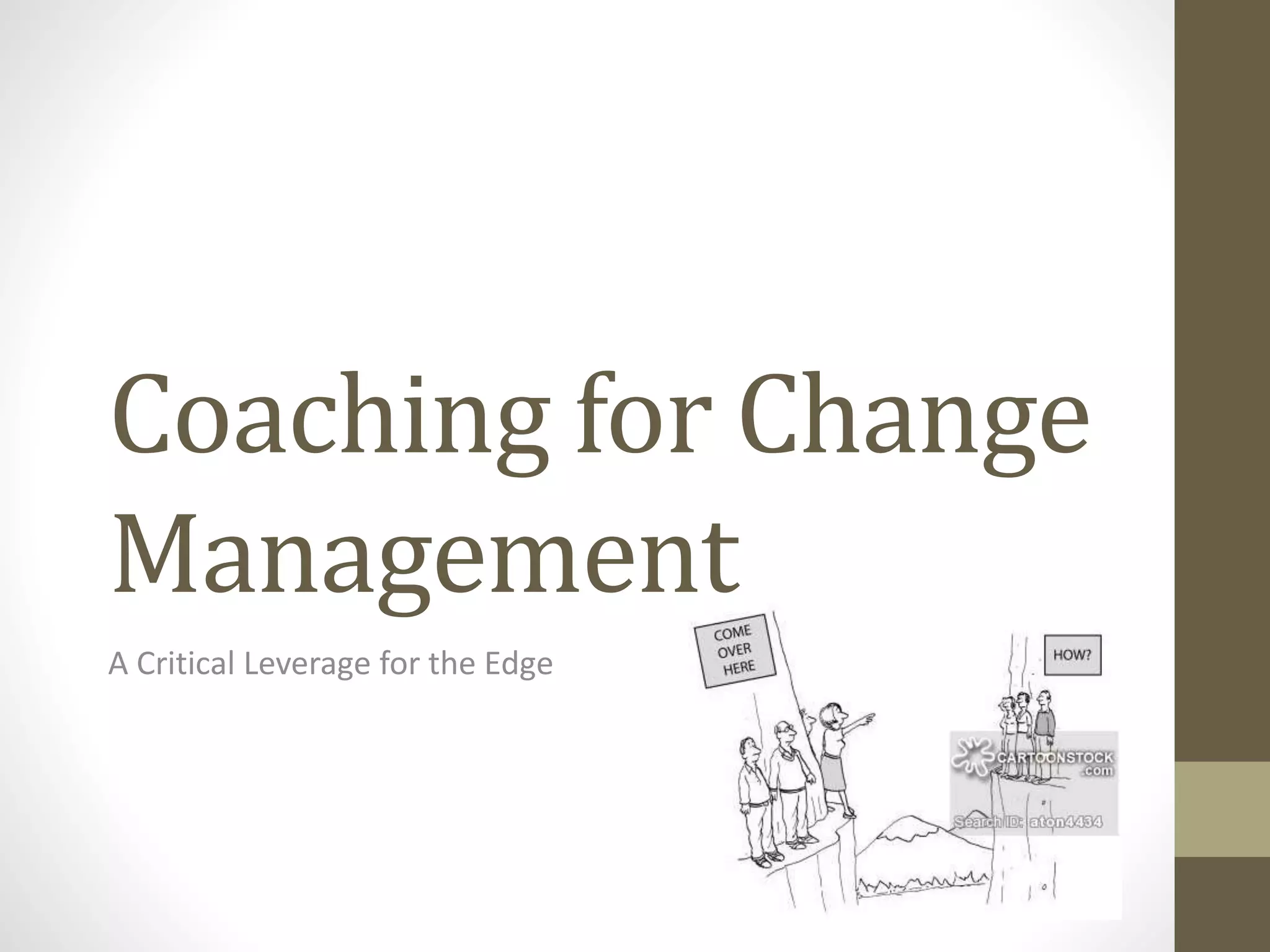 Coaching for Change Management | PPTX