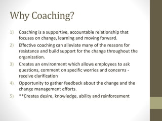 Coaching for Change Management | PPTX