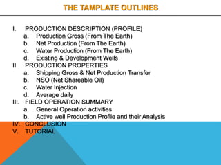 Production Recapitulation Template | PPTX
