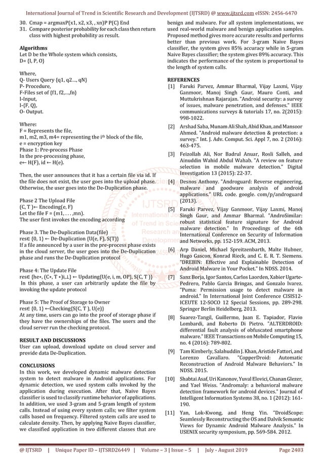 Malware Detection In Android Applications Pdf