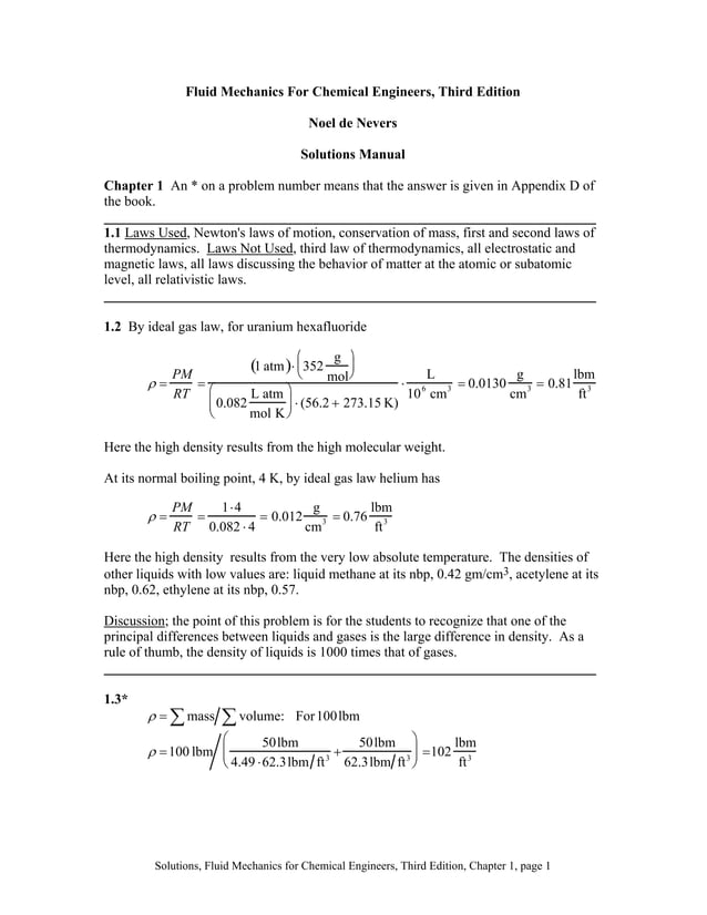 Fluid Mechanics For Chemical Engineers 3rd Edition fluid-mechanics-for-chemical-engineers-3rd-edition