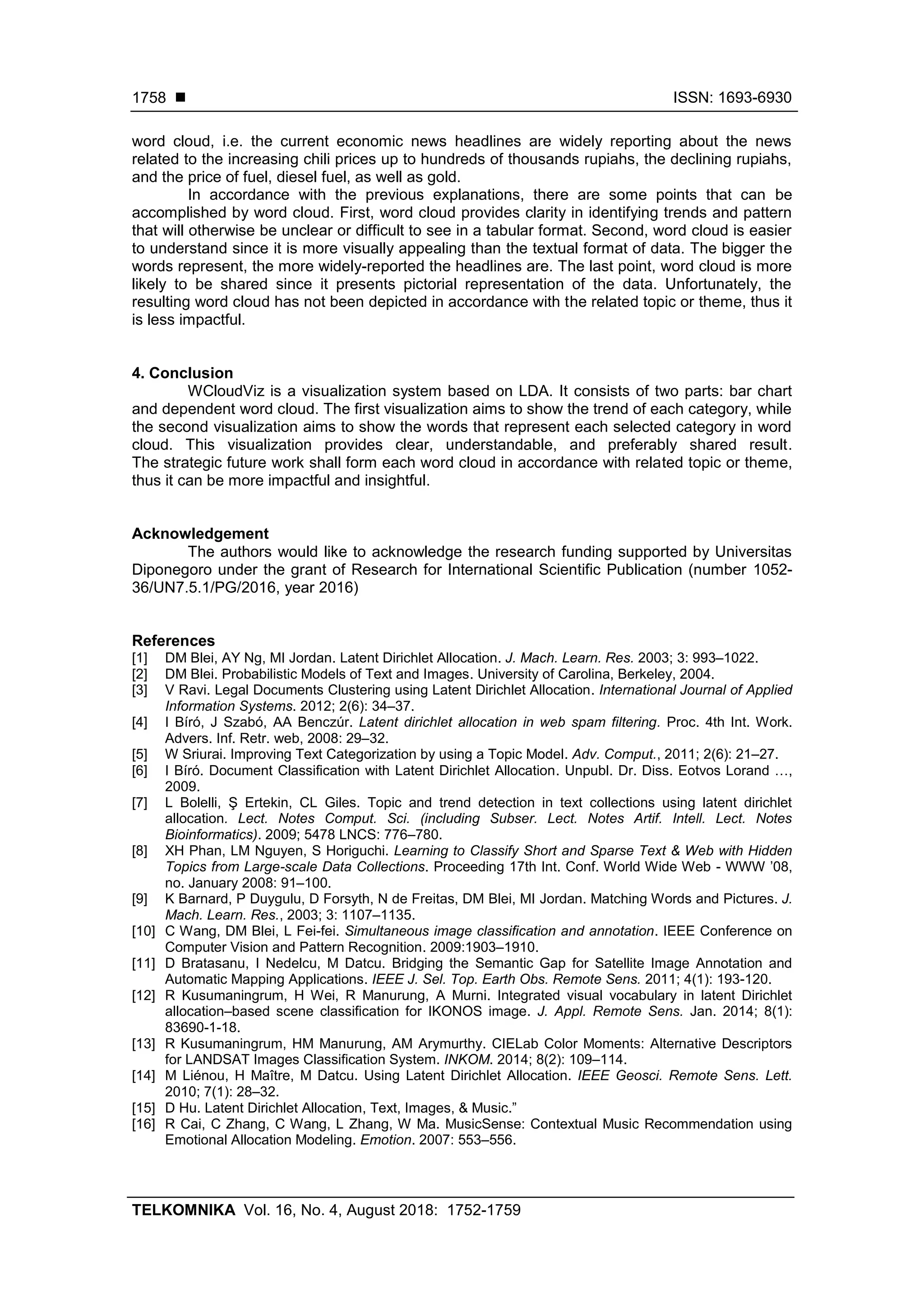 Wcloudviz Word Cloud Visualization Of Indonesian News Articles Classification Based On Latent