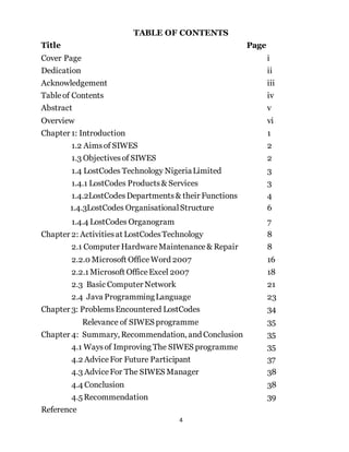 MY SIWES REPORT | DOCX