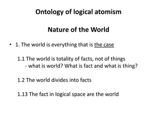 wittegenstein class presentation | PPT