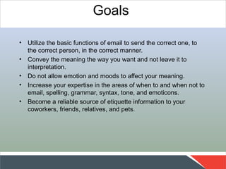 Email Etiquette | PPT