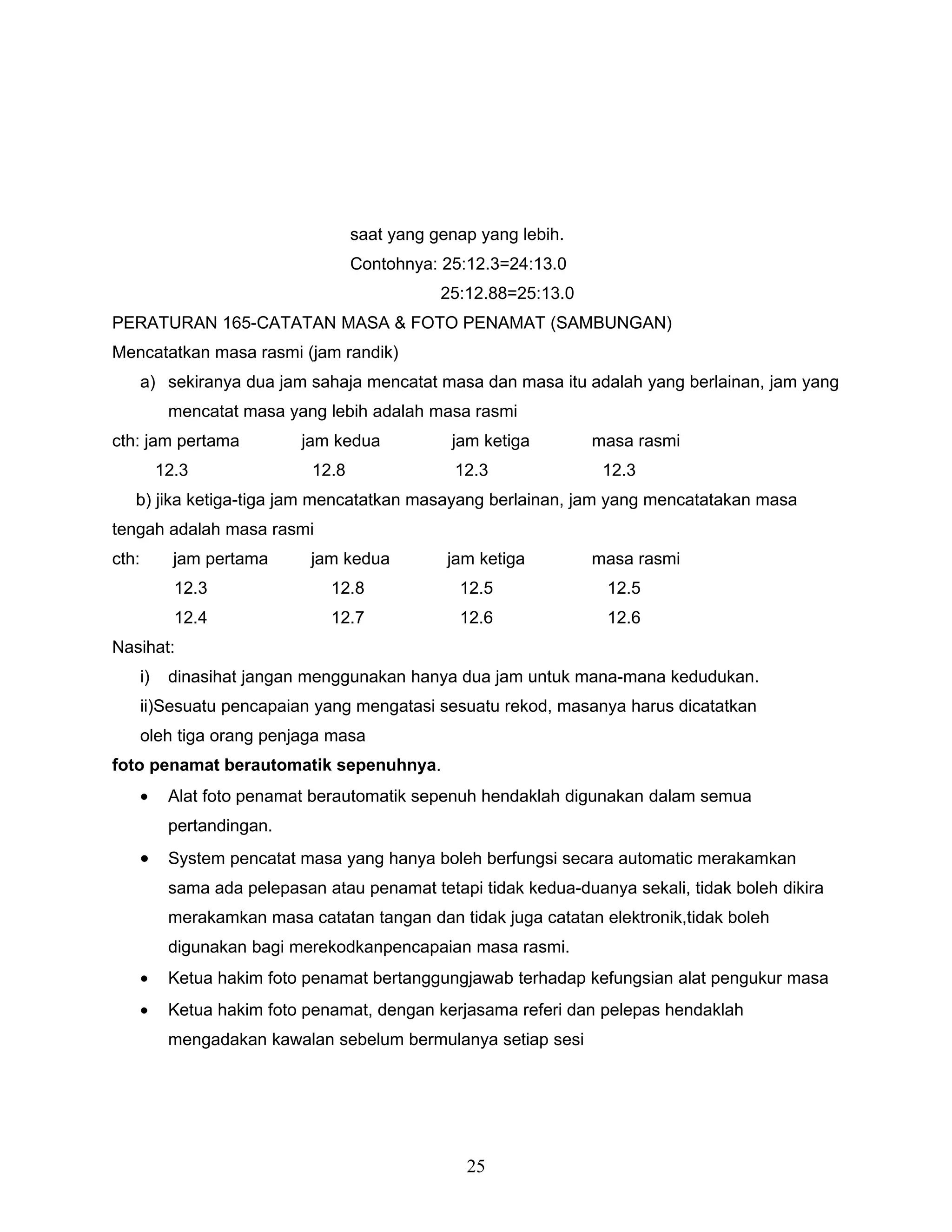 Peraturan Olahraga KOAM | PDF