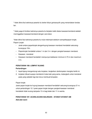 Peraturan Olahraga KOAM | PDF