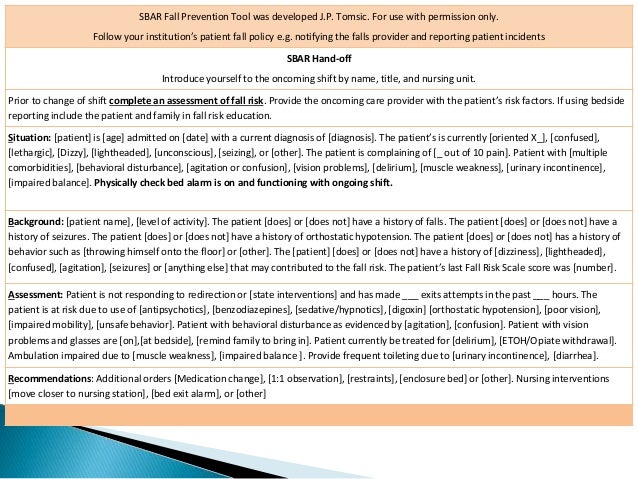 John Hopkins Fall Risk Assessment Form