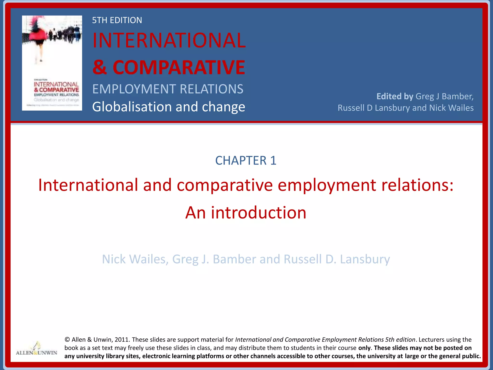 Introduction to Employment Relation | PPT