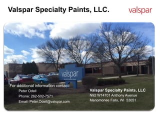 Valspar Powerpoint - Pete | PDF