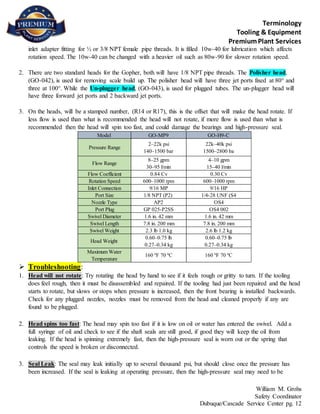Tooling Equipment Terminology Training | DOCX