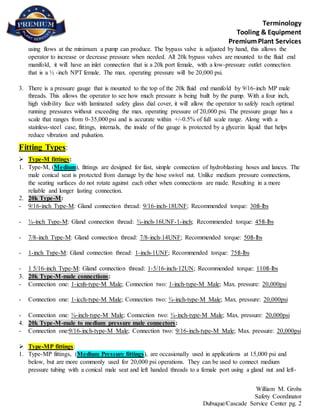 Tooling Equipment Terminology Training | DOCX