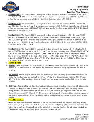 Tooling Equipment Terminology Training | DOCX