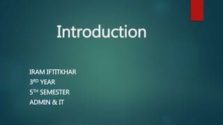 Work placement Presentation | PPT