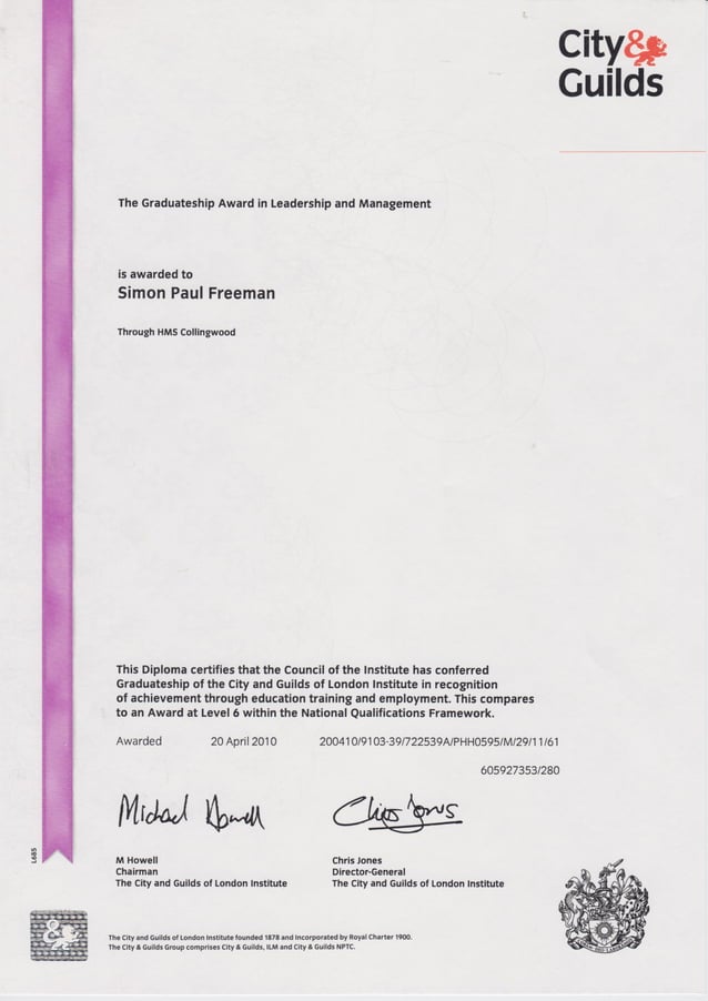 GCGI Grauateship Level 6 | PDF